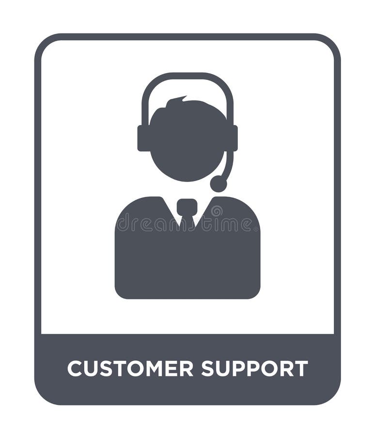 Support Icon in Trendy Design Style. Support Icon Isolated on White ...