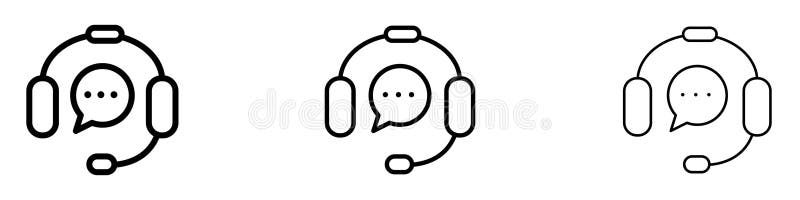 Customer Support Icon Vector Stock Vector - Illustration of graphic ...