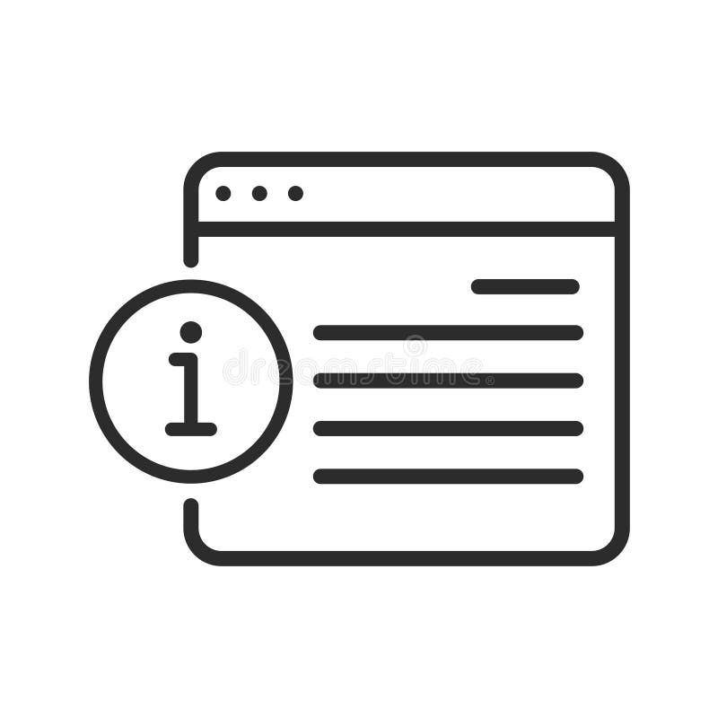 Customer Support Information Icon Stock Vector - Illustration of ...