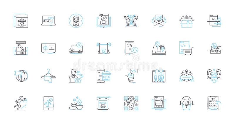 Customer Support Linear Icons Set. Empathy, Resolution, Patience ...