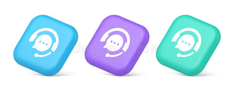 Customer Support Live Chat Service Button Information Messaging ...