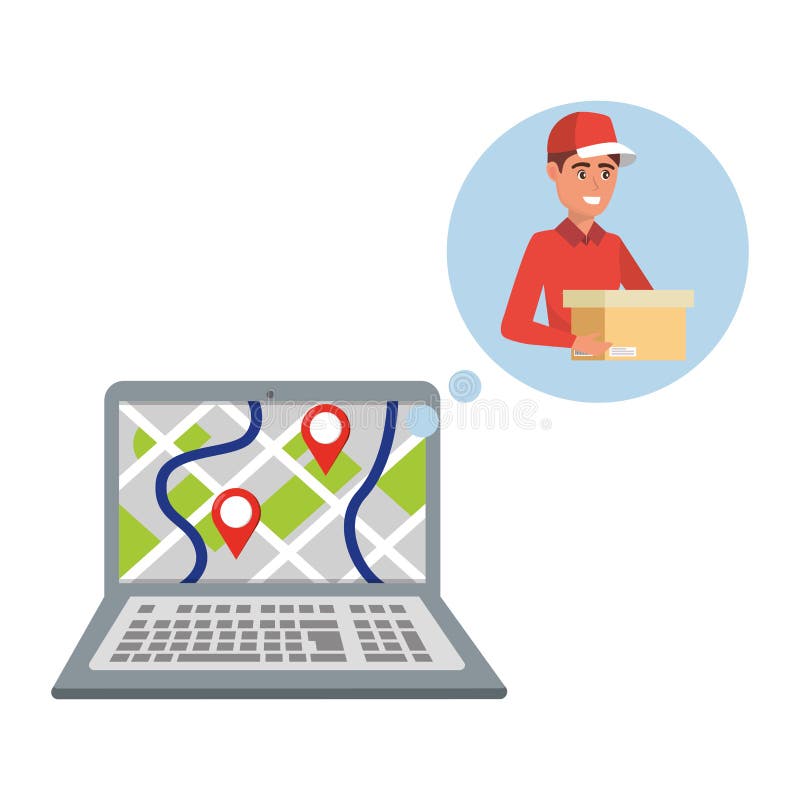 Customer Support Logistics Service Cartoon Stock Vector - Illustration ...