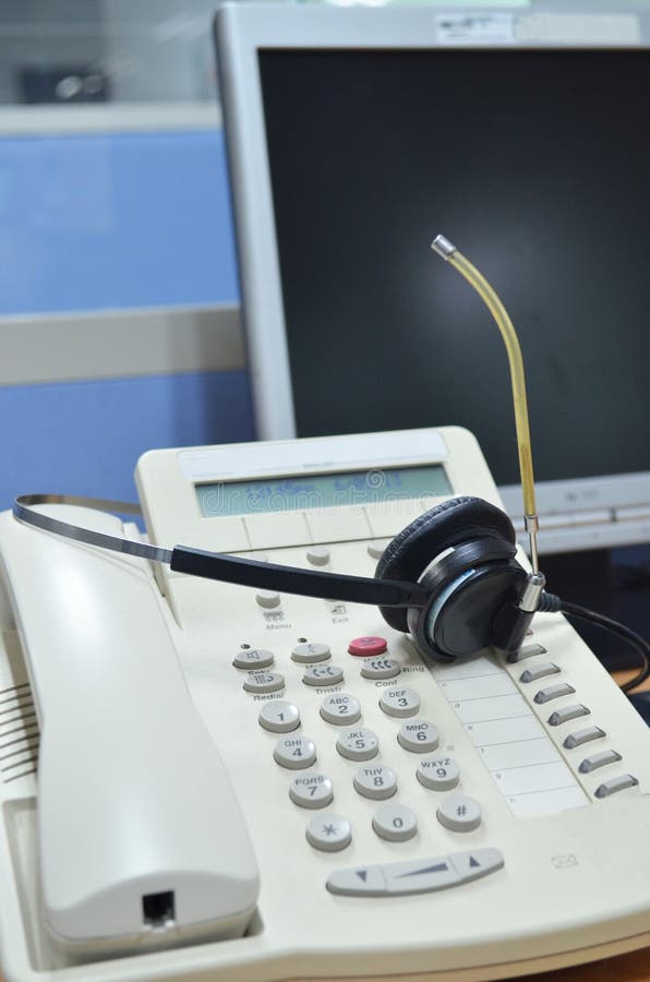 Customer Support Office Tools Stock Image - Image of call, computer ...