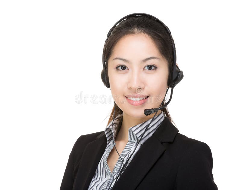 Customer support operator stock image. Image of business - 41233399