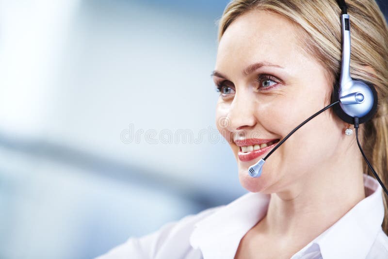 Customer Support Representative Stock Photo - Image of customer, people ...