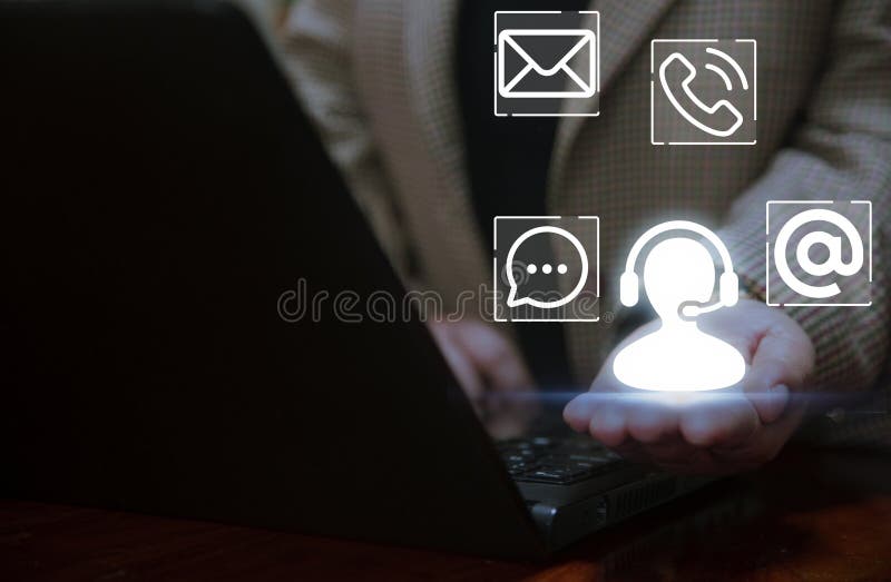 A Customer Support Representative Assisting a Client with Invoice ...