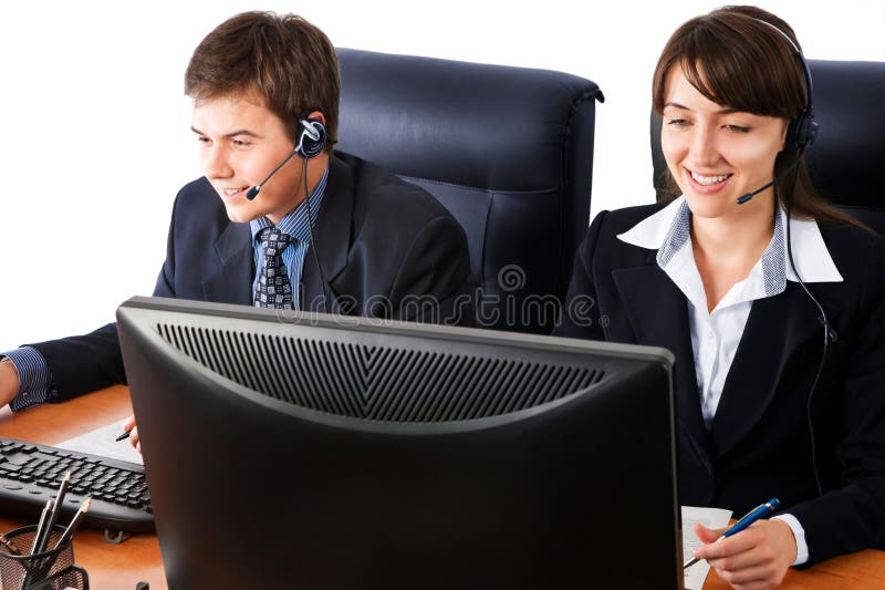 Customer Service Support People Stock Photo - Image of agent, closeup ...