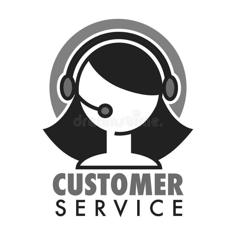 Customer Support Service Chat or Virtual Assistant Icon. Stock Vector ...