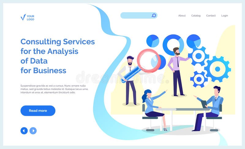 Customer Support Service Workers Analysing Statistics, Financial Data ...