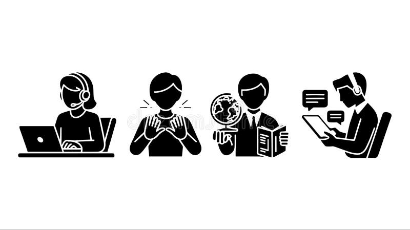 Deaf Business Desk Stock Illustrations – 8 Deaf Business Desk Stock ...
