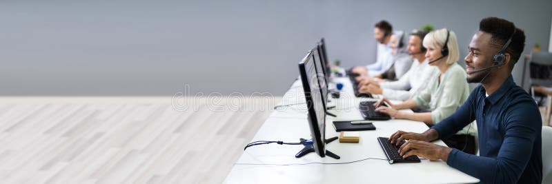 Customer Support Support and Care Team Stock Image - Image of center ...