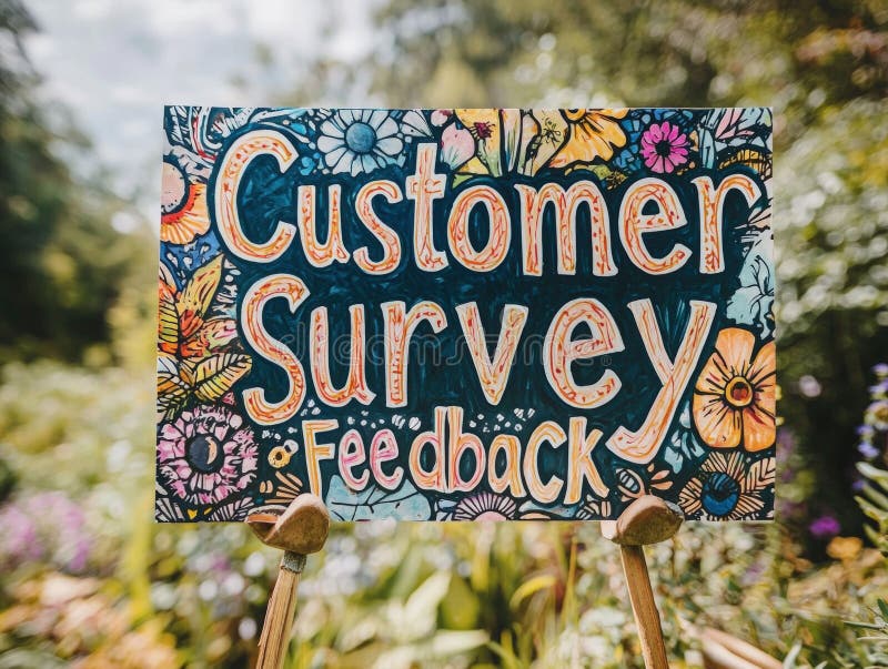 Customer Survey Feedback Typography Text Stock Photo - Image of ...