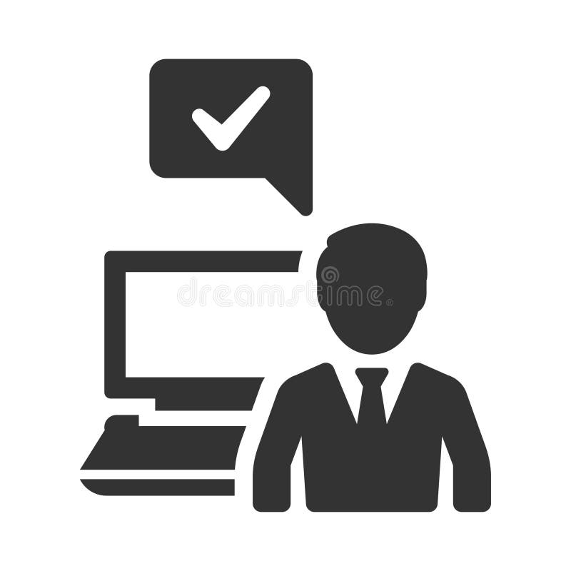 Customer survey icon stock vector. Illustration of checkmark - 270877563