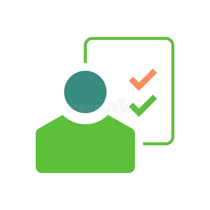 Customer Survey Vector Icon Logo Design Stock Vector - Illustration of ...