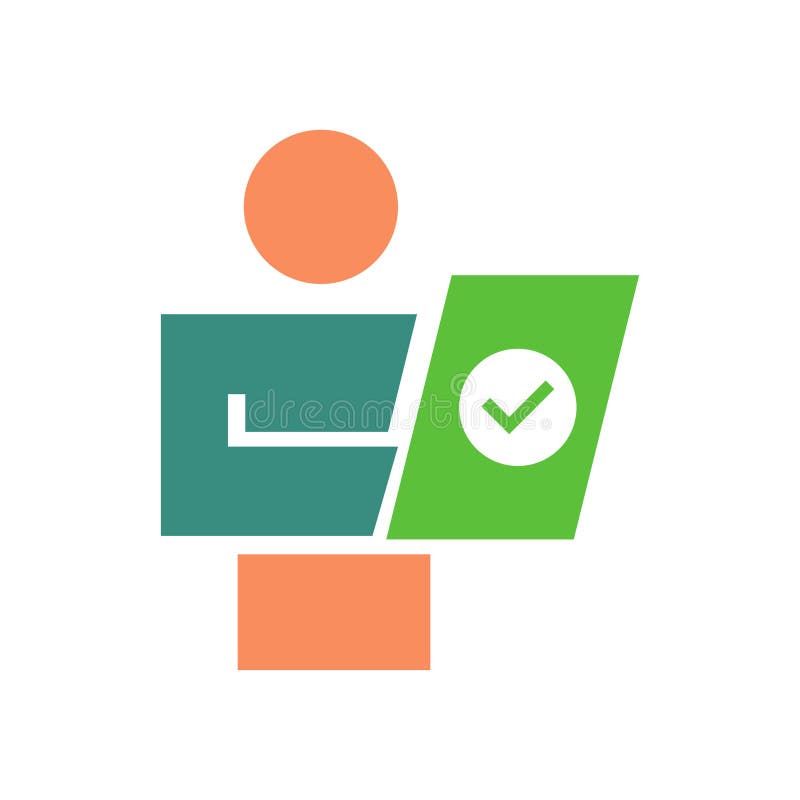 Customer Survey Vector Icon Logo Design Stock Vector - Illustration of ...