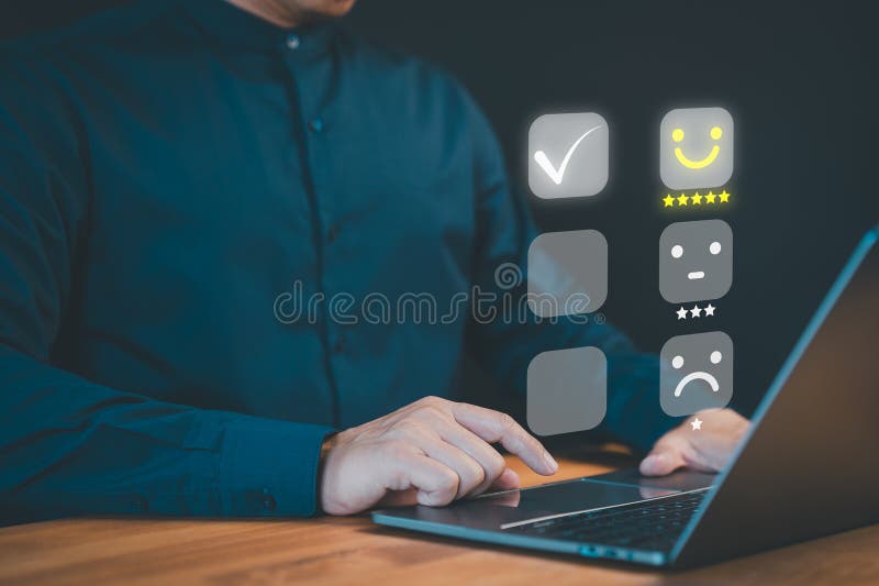 Customer Take a Satisfaction Survey Using an Online Application To ...