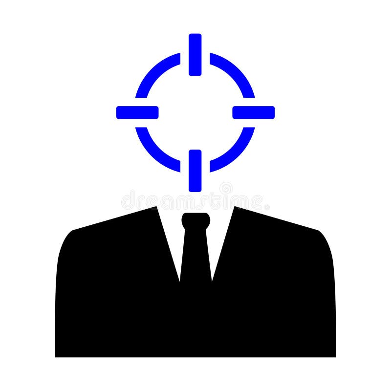 Customer Target Icon stock vector. Illustration of aiming - 291888144