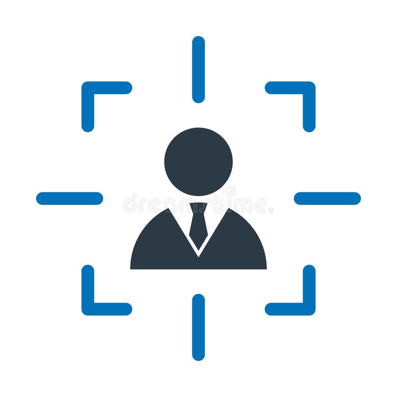 Customer Target, Intention Vector Icon Which Can Easily Modify Stock ...