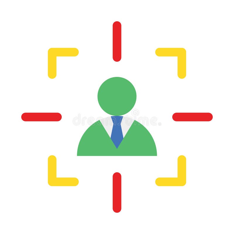 Customer Target, Intention Vector Icon Which Can Easily Modify Stock ...