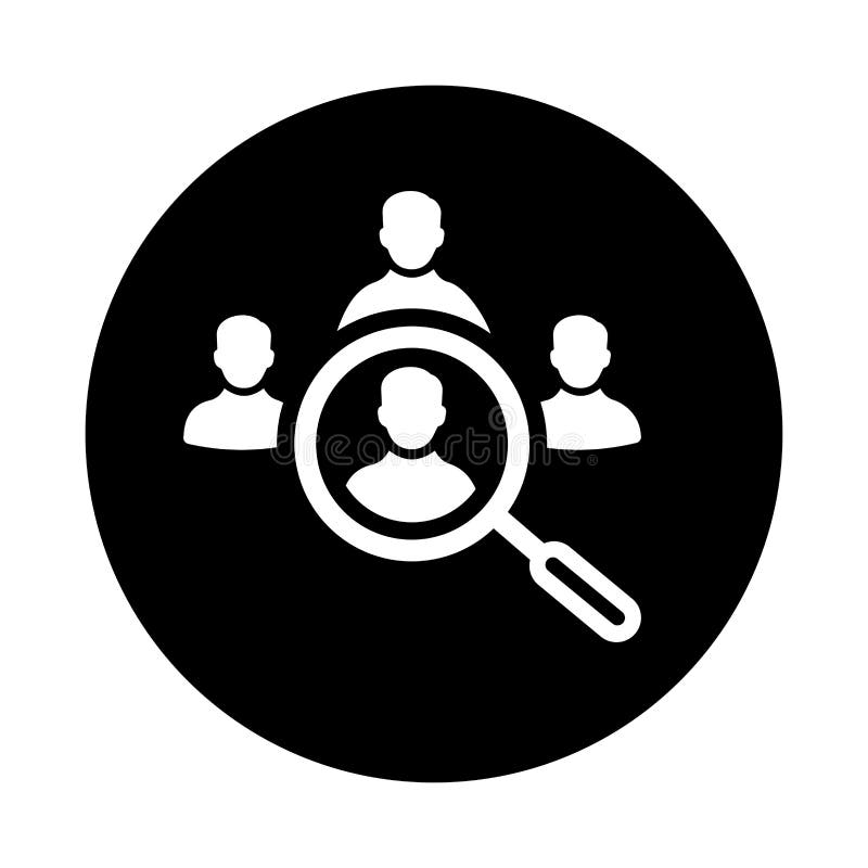 Customer, Target, Search Icon. Black Vector Sketch Stock Illustration ...