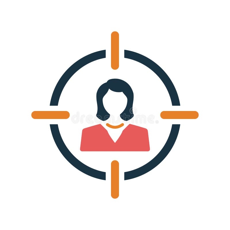 Customer Target Audience Marketing Strategy Stock Illustration ...