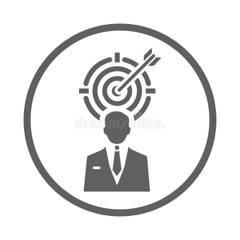 Audience, Customer, Target Icon. Orange Vector Design Stock Vector ...