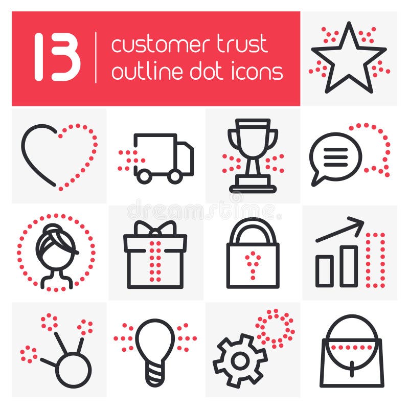 Trust Outline Icon. Simple Linear Element Illustration. Isolated Line ...