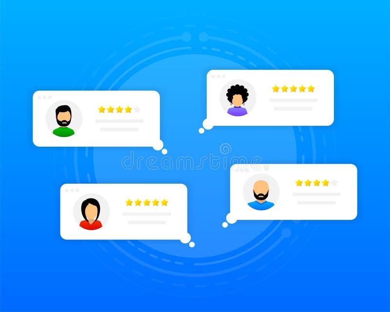 Customer User Reviews. Feedback, Experience Concept. Vector ...