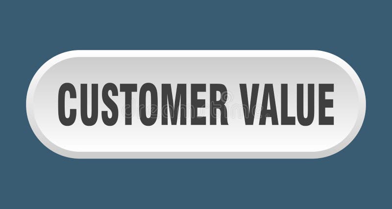 Customer value button stock vector. Illustration of price - 196836770