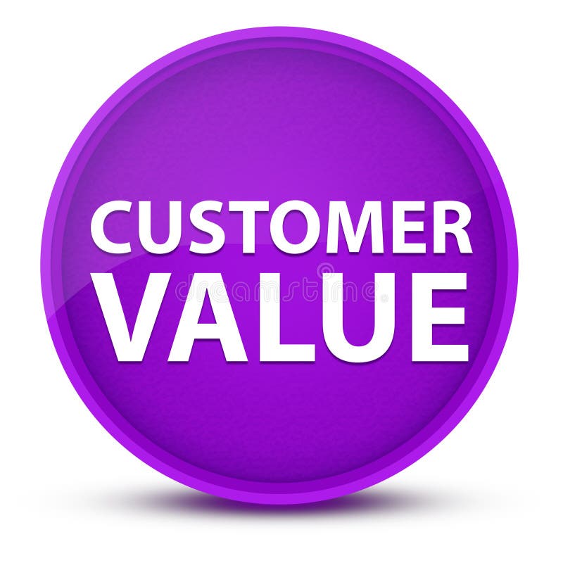 Customer Value Luxurious Glossy Purple Round Button Abstract Stock ...