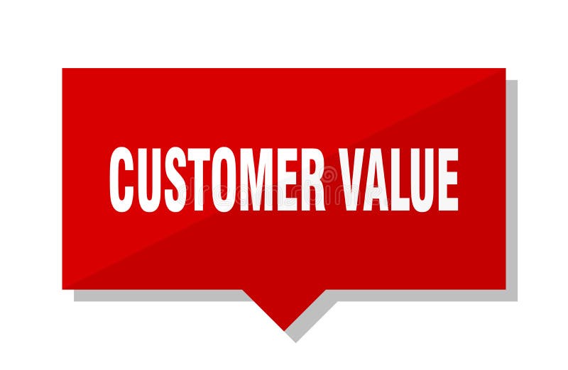 Customer value price tag stock vector. Illustration of flat - 118866870