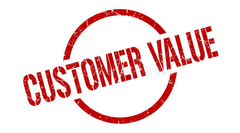 Customer value stamp stock vector. Illustration of customer - 136876417