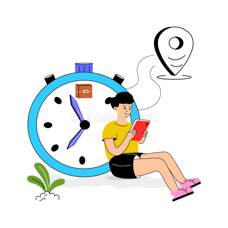 Wait for Parcel stock vector. Illustration of logistics - 334813644