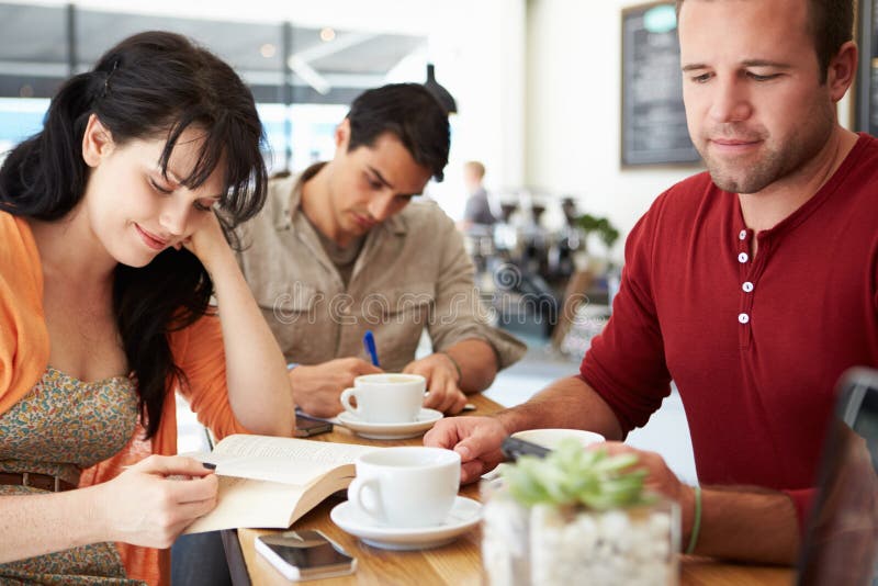 Customer Paying in Coffee Shop Using Touchscreen Stock Photo - Image of ...