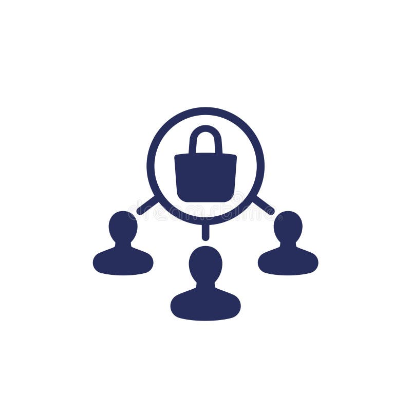 Customers or Buyers Icon on White Stock Vector - Illustration of icon ...