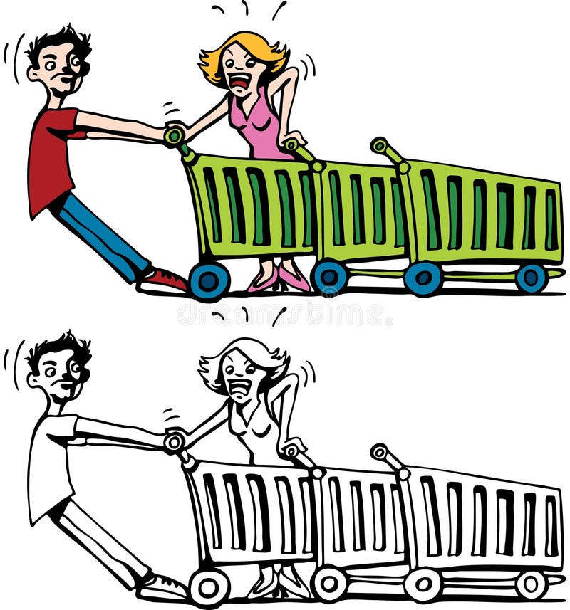 Angry Customer Yelling at Cashier Stock Vector - Illustration of mean ...