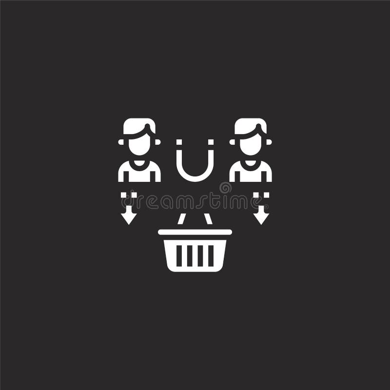 Customers Icon. Filled Customers Icon for Website Design and Mobile ...