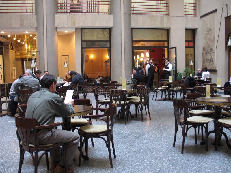 Customers Inside a Coffee Shop Editorial Photography - Image of ...