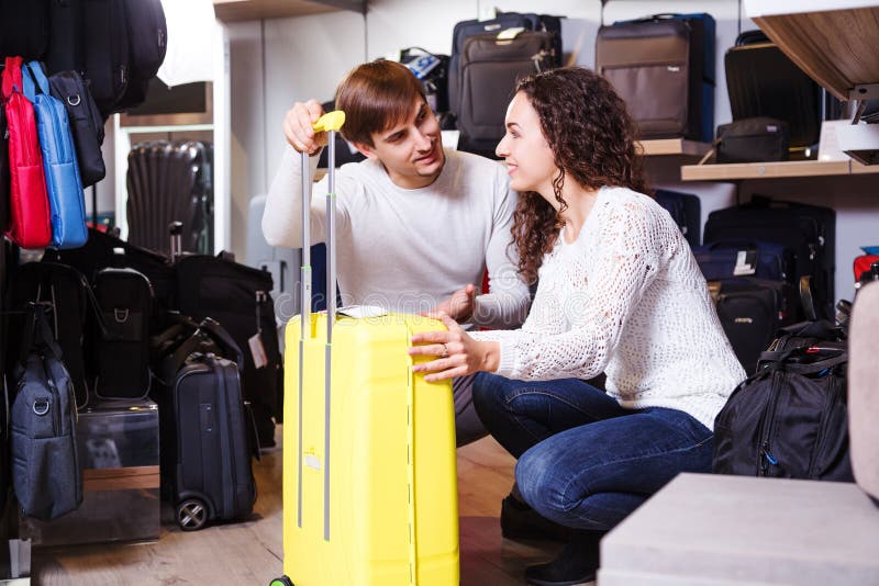 Customers Looking for Handy Trunk Stock Photo - Image of choice ...