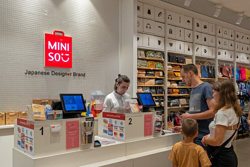 Customers Shopping in a Miniso Store. Minsk, Belarus, 2022 Editorial ...