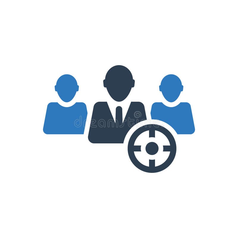 Customers Target Icon - People Target Icon - Business Man Target Icon ...