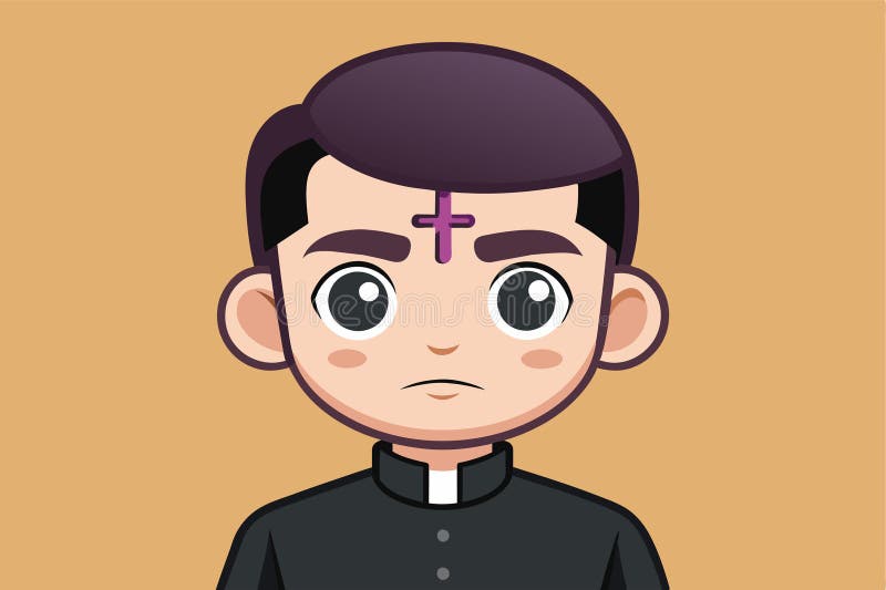 A Customizable Cartoon Character Features a Person with a Cross of ...