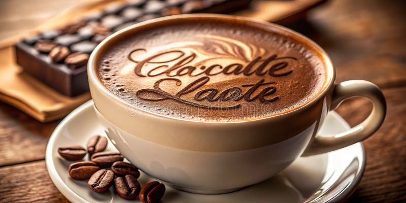 Customizable Chocolate Latte Text Effect Template for Branding ...