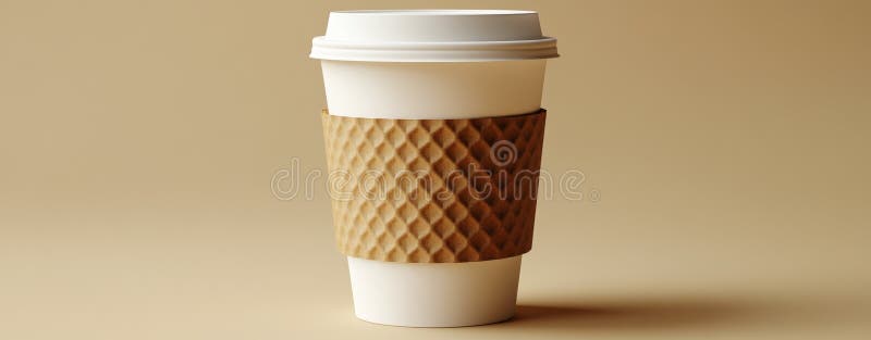 A Customizable Coffee Cup Sleeve Mockup, Ideal for Displaying Your ...