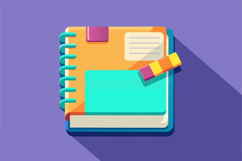 A Customizable Diary with Colorful Sections and Stickers Designed for ...