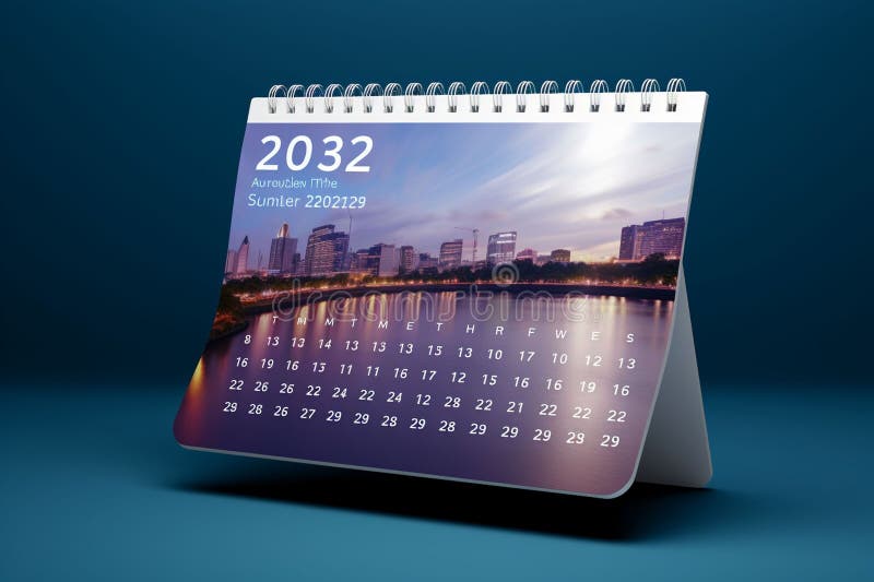 Customizable Digital 2024 Calendar Mockups Stock Illustration ...