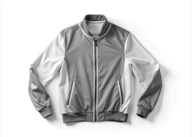 Customizable Empty Athletic Jacket Template Predesigned Layered Design ...