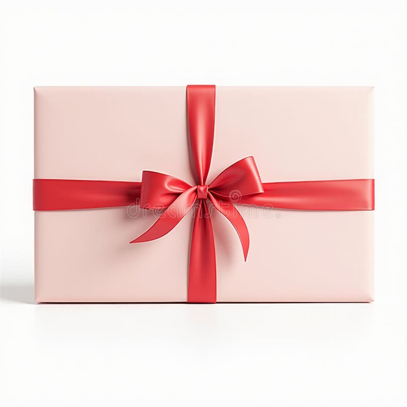 Customizable Gift Card with Red and Pink Design on a White Background ...