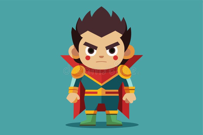 A Customizable Heroic Character Stands Proudly, Showcasing Unique ...