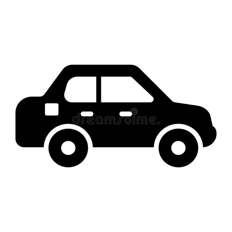 A Customizable Icon of Car, Concept of Travel Editable Style Stock ...
